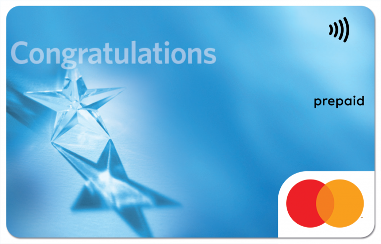 Congratulations Blue Gift Card - Gift Card Store
