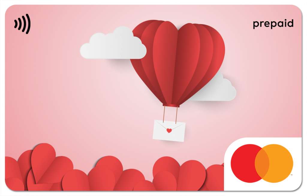 Heart Air Balloon Gift Card - Gift Card Store